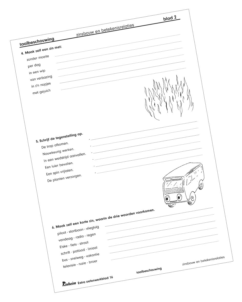Taal 7 taalbeschouwing zinsbouw en betekenisrelaties 1 - Educatieve ...