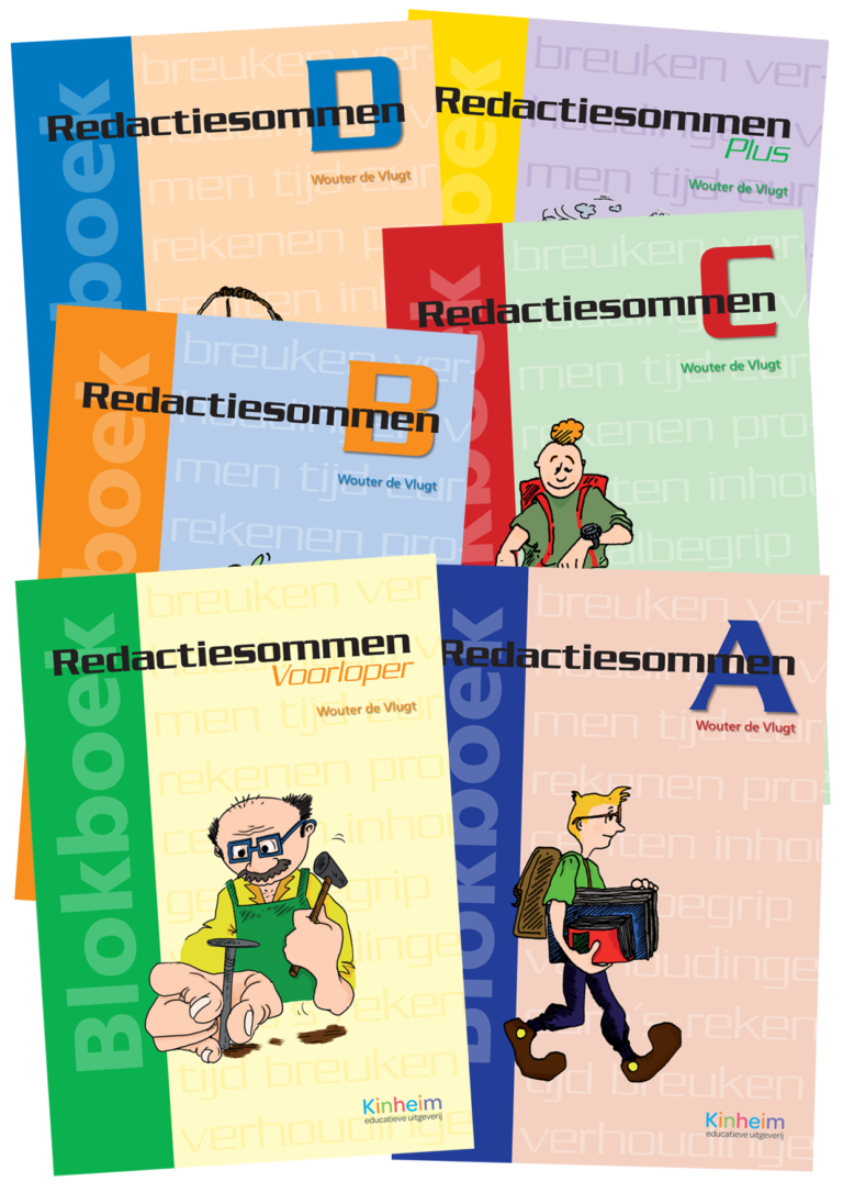 Blokboek Redactiesommen - Educatieve Uitgeverij Kinheim